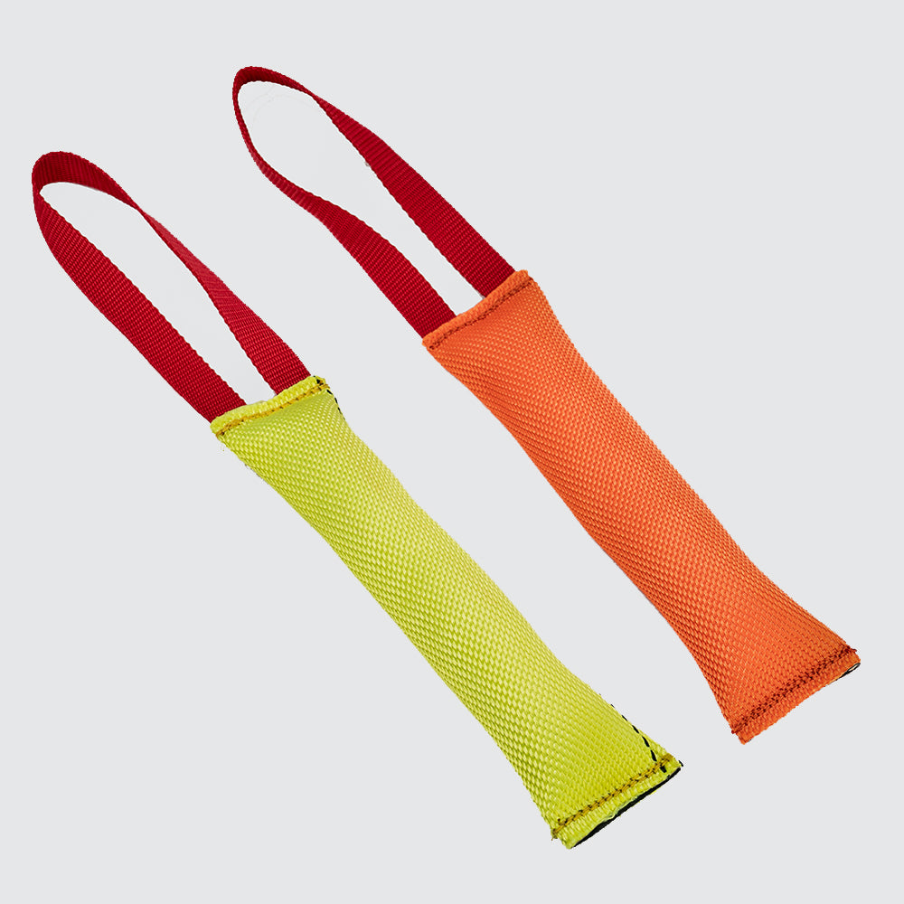 Beiss-Spielzeug neongelb, schwimmend, 25cm/ 6 cm - FRABO Hundesport